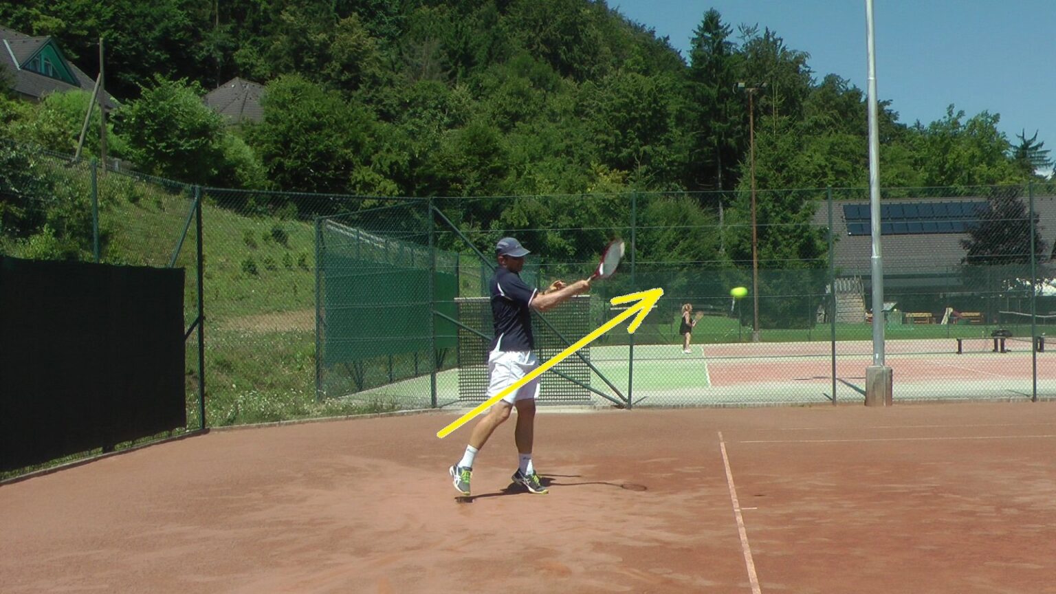 How to Hit a Top Spin Forehand for a Beginner - Tennis Swing Tips ...